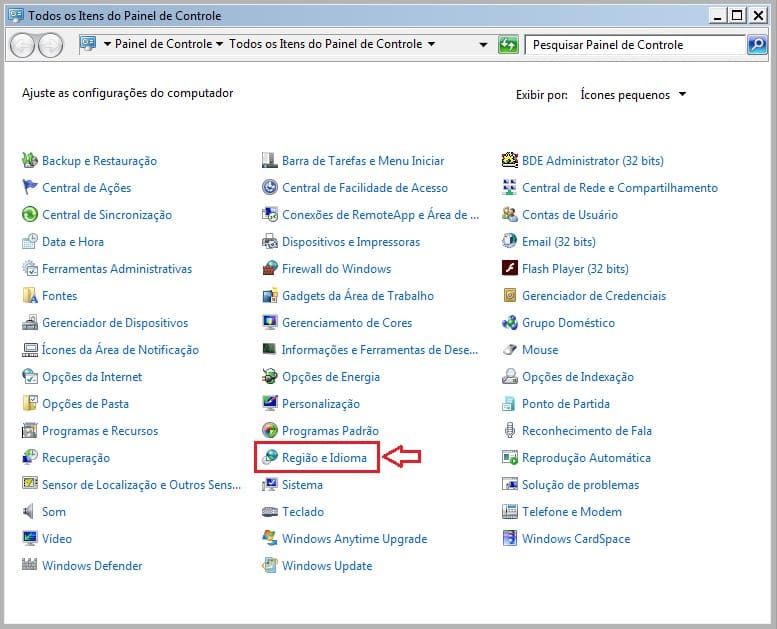 Como alterar idioma e configurações regionais no Windows 7 - Infonova